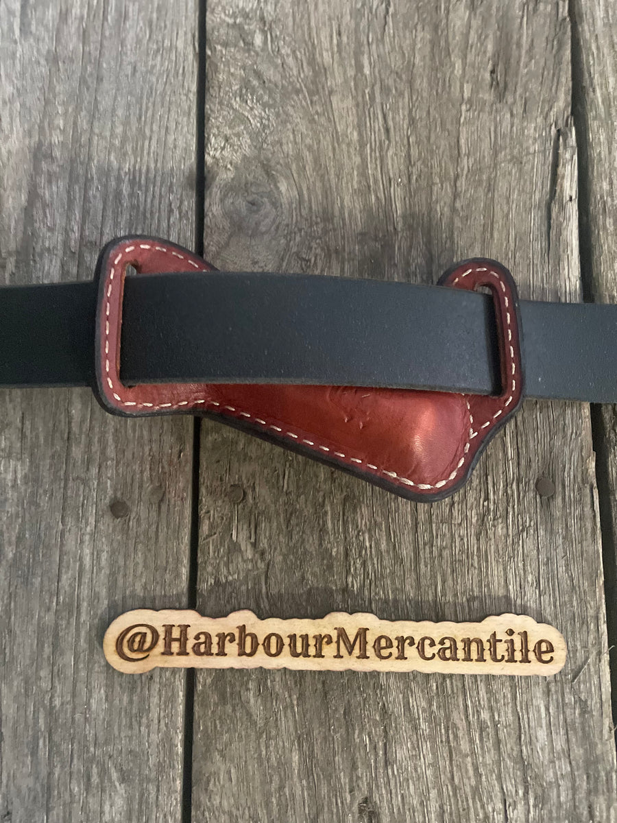 Flashlight case leather flashlight sheath horizontal sheath olight fen ...