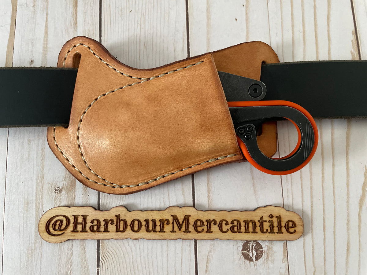 CRKT PROVOKE LEATHER SHEATH tactical sheath provoke sheath Made in USA ...